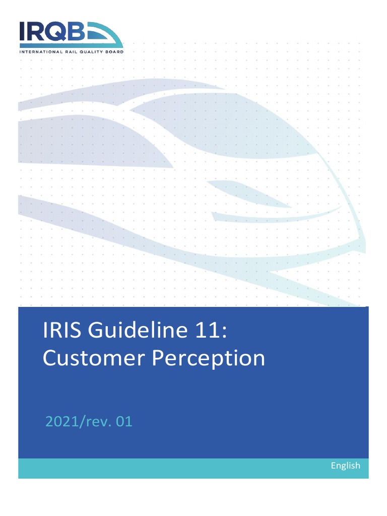 IRIS Guideline Customer Perception 1 | PDF IRIS Guideline Customer Perception 1 | PDF