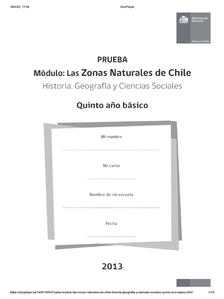 Guía de 5° Básico | PDF