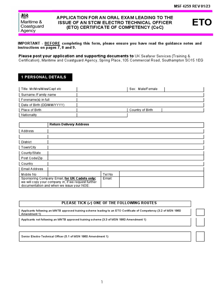 ETO MSF 4259 Rev 0123 | Download Free PDF | High Voltage | Credit Card
