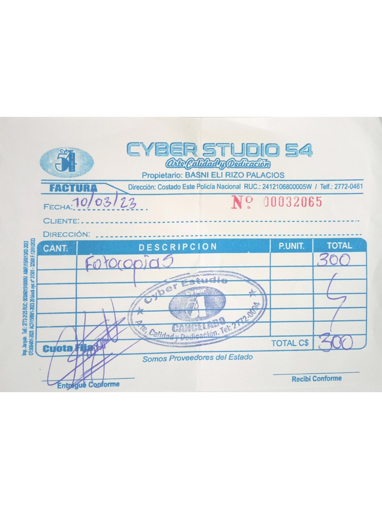 Recibo Foto | PDF