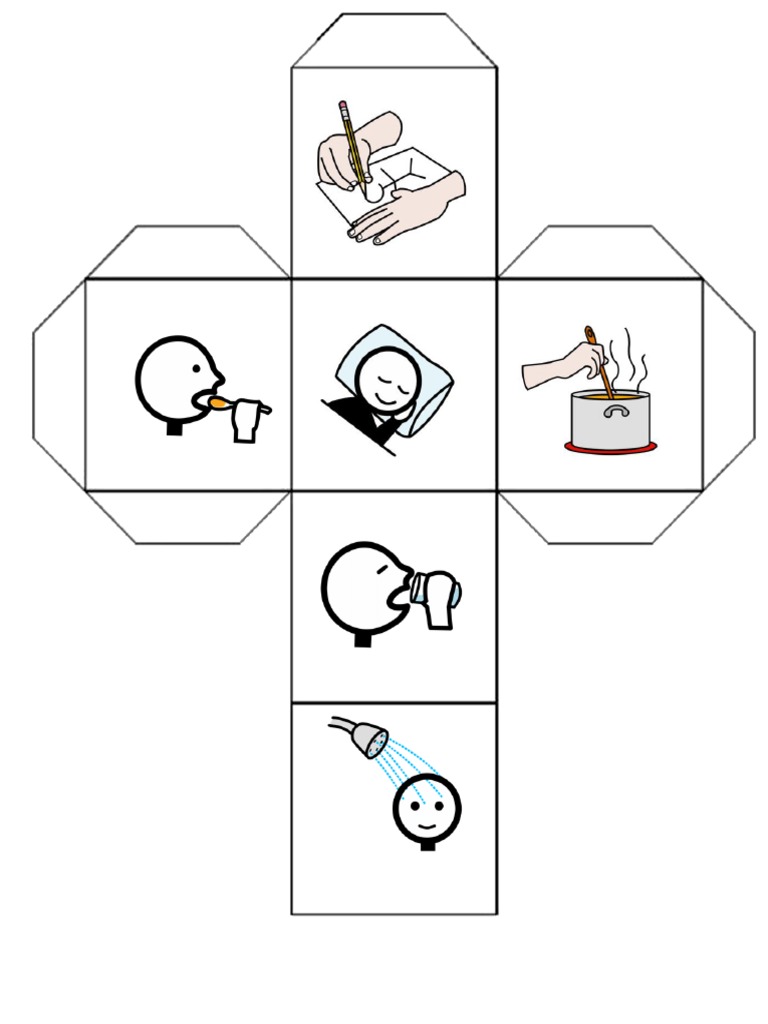 Cubos Para Elaboración de Oraciones | PDF
