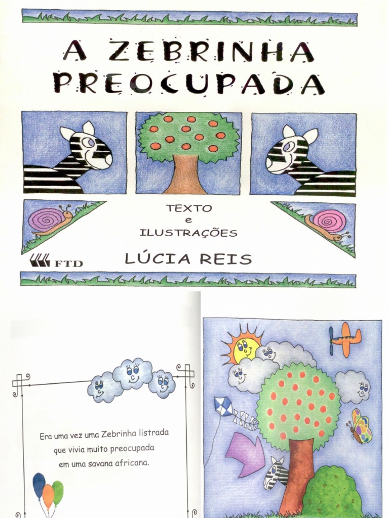 a zebrinha preocupada | PDF