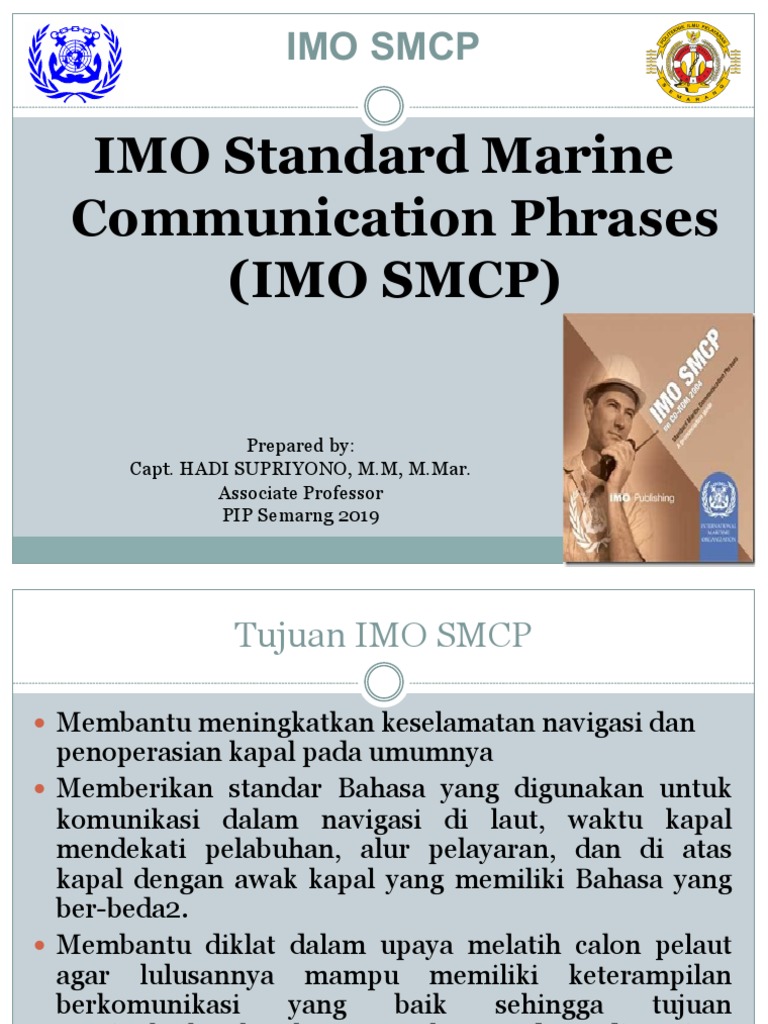 Imo SMCP | PDF | Langue anglaise | la communication