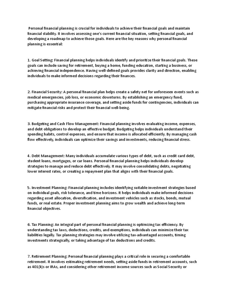 PFP Assignment | PDF | Investing | Stocks