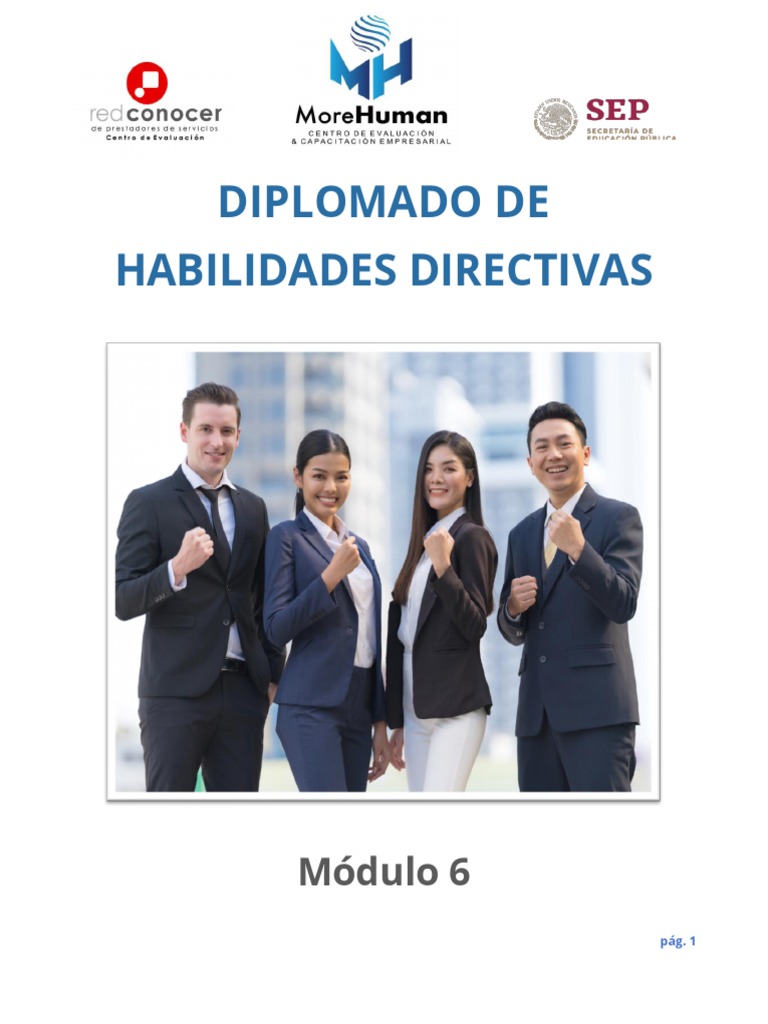 Manual Módulo 6 - Diplomado de Habilidades Directivas | PDF