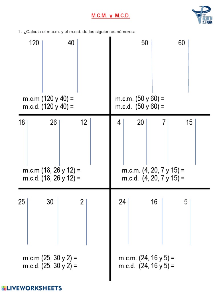 M.C.M. y M.C.D | PDF