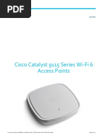 Cisco Catalyst C9124axi e Ap Data Sheet 1 | PDF | Ieee 802.11 | Wi Fi