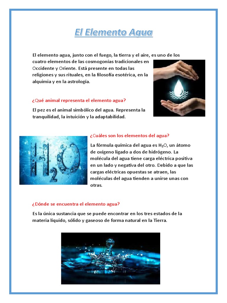 El Elemento Agua | PDF