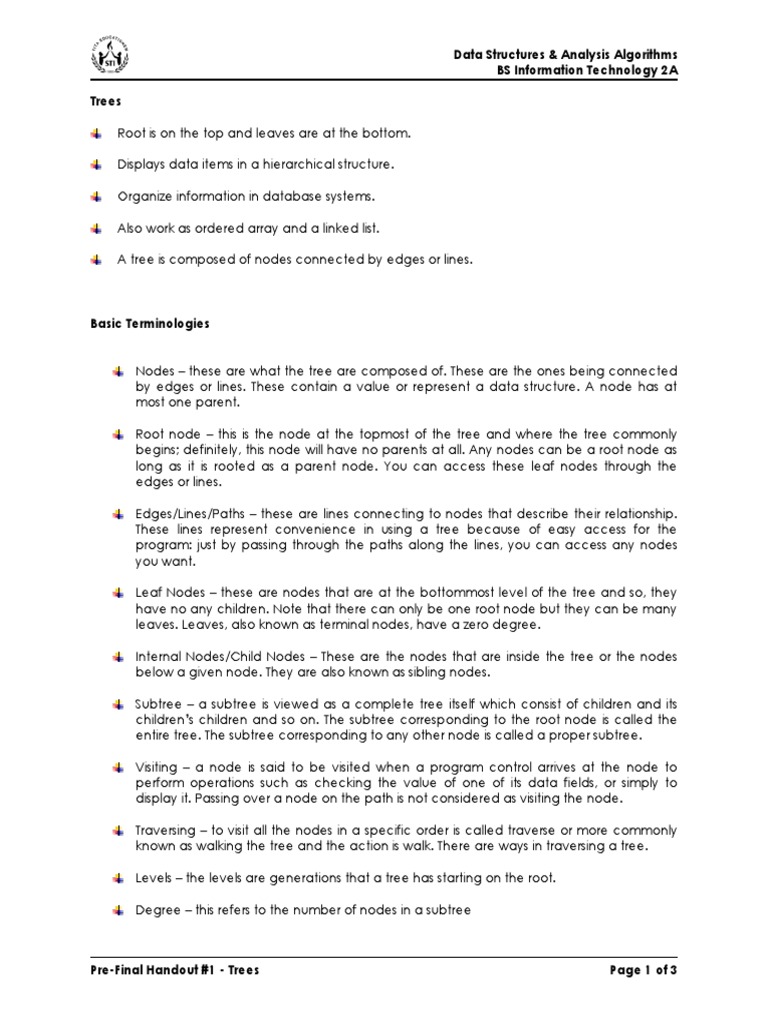 Trees PreFinal | PDF | Theoretical Computer Science | Computer Programming
