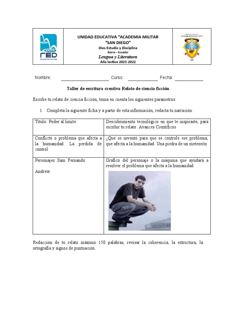 Taller de Escritura Creativa Relato de Ciencia Ficción | PDF