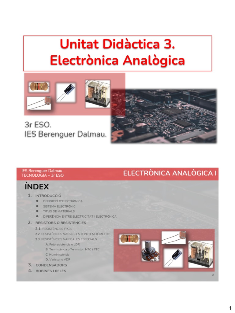 Electrònica Analògica - 2 | PDF