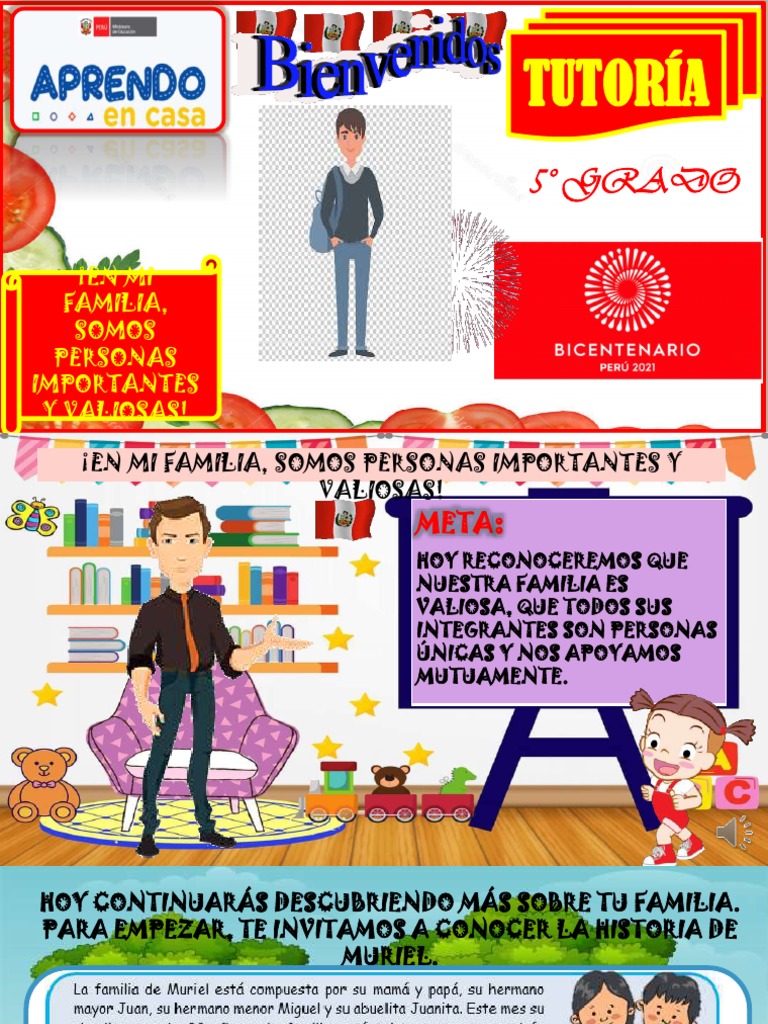 Dia 5 PPT ¡En Mi Familia, Somos Personas Importantes y Valiosas | PDF