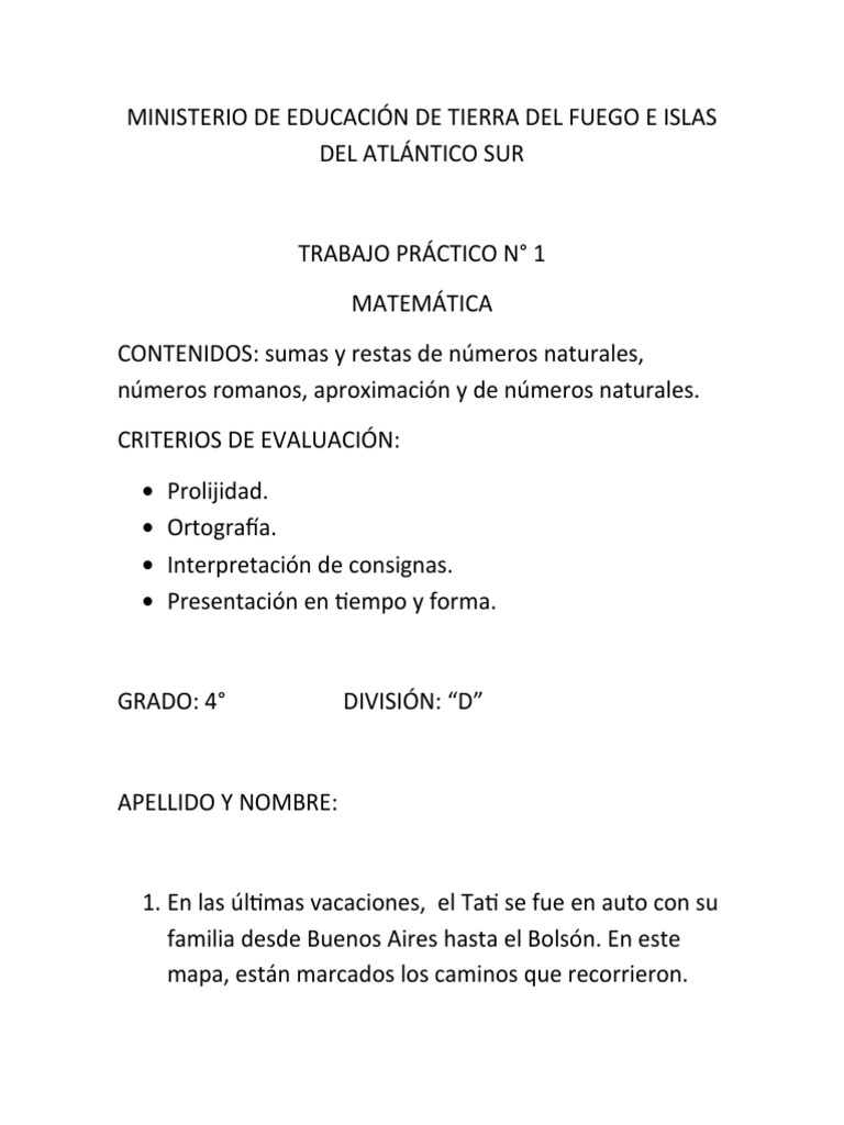 TP Matematica | PDF