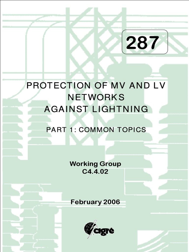 Protection of MV and LV Networks Against Lightning: Part 1: Common Topics | PDF | Lightning ...