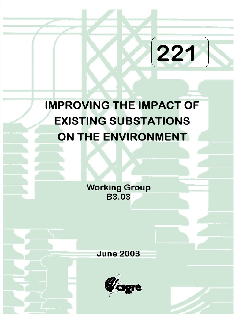 Improving The Impact of Existing Substations On The Environment | PDF | Electrical Substation ...