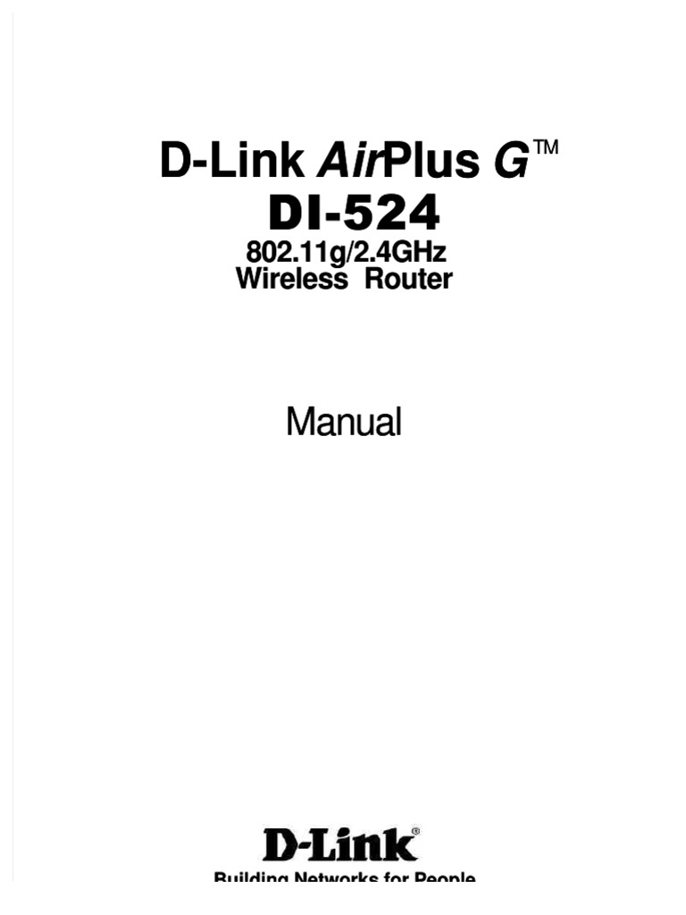 Manual en Espaol Di 524 | PDF | Ieee 802.11 | Dirección IP