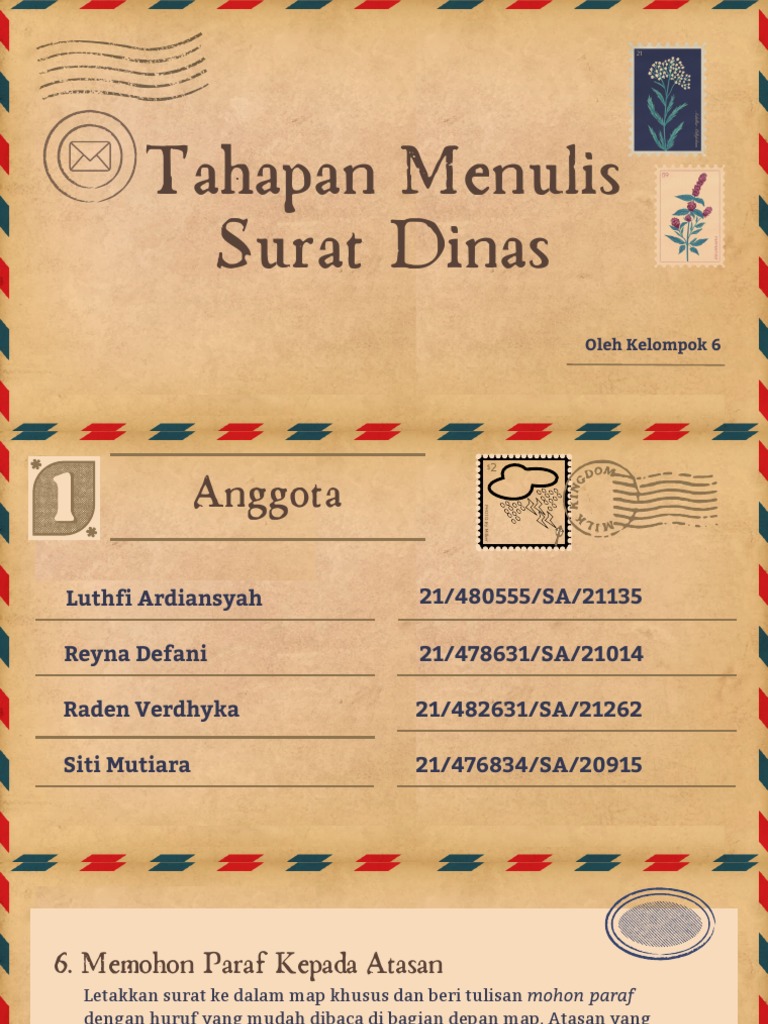 Proses Penulisan Surat Dinas | PDF