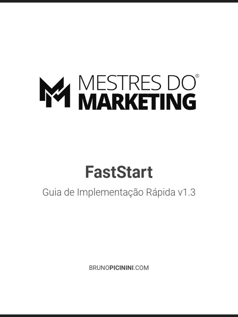 FastStart - Guia de Implementação | Download grátis PDF | Marketing ...