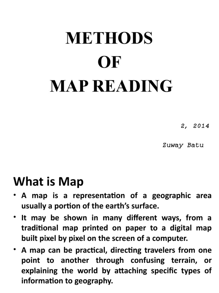 Read A Map | PDF | Map | Contour Line