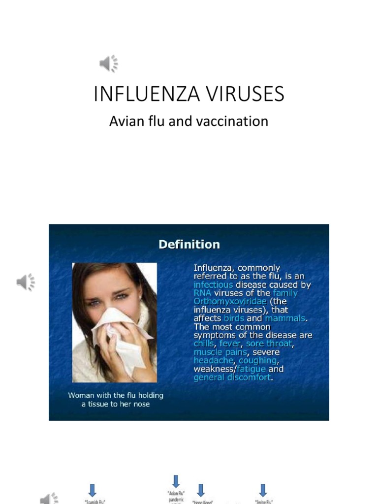 Lecture of Avian Flu and Vaccination Master of Medicine 2021 | PDF
