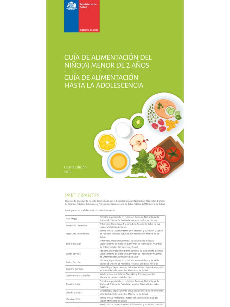 Guia Alimentacion Menor de 2 | PDF | Amamantamiento | Teoría de apego