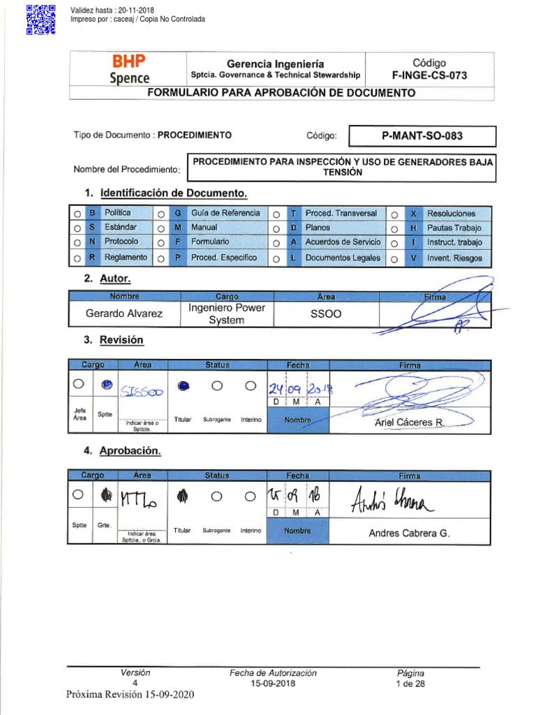 Documento No Controlado 2018 | PDF | Informática