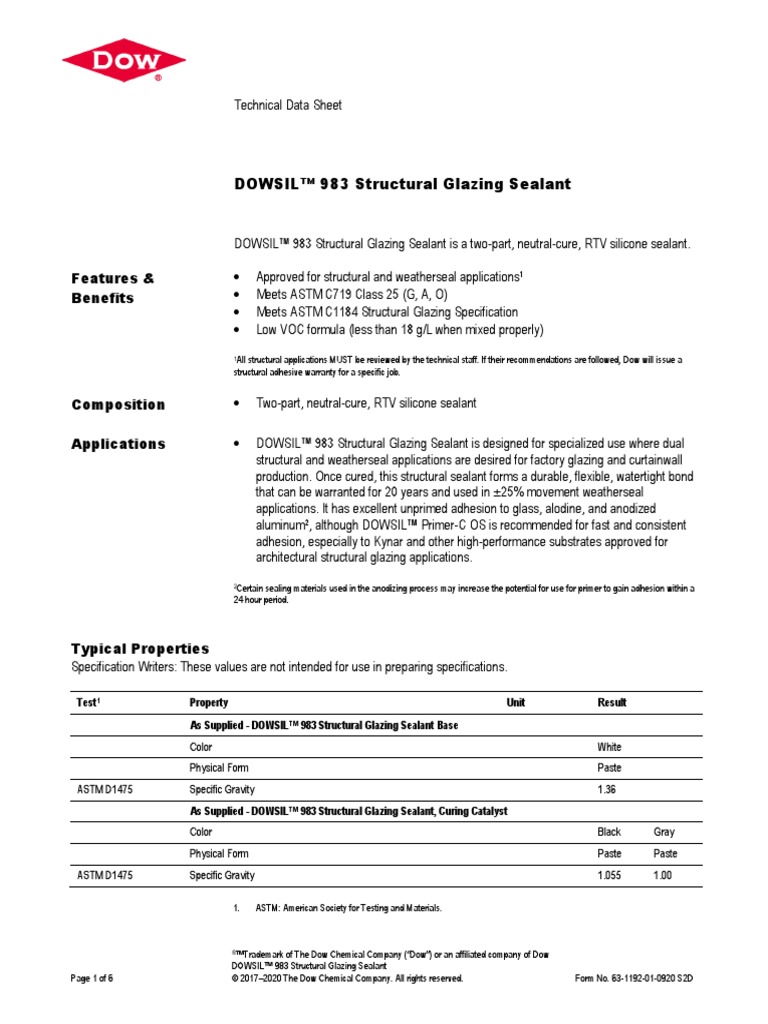 dowsil-983-structural-glazing | PDF