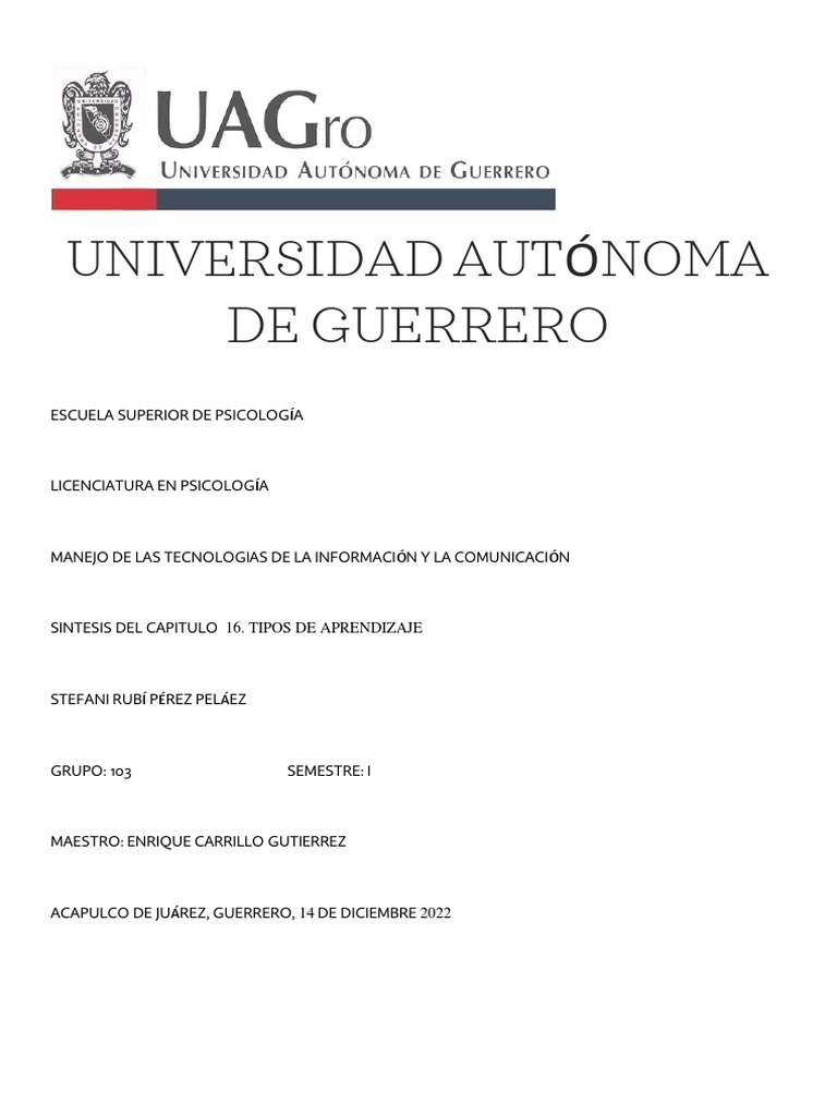G 103 38 PPSR Tipos de Aprendizaje | Descargar gratis PDF | Aprendizaje ... G 103 38 PPSR Tipos de Aprendizaje | Descargar gratis PDF | Aprendizaje ...