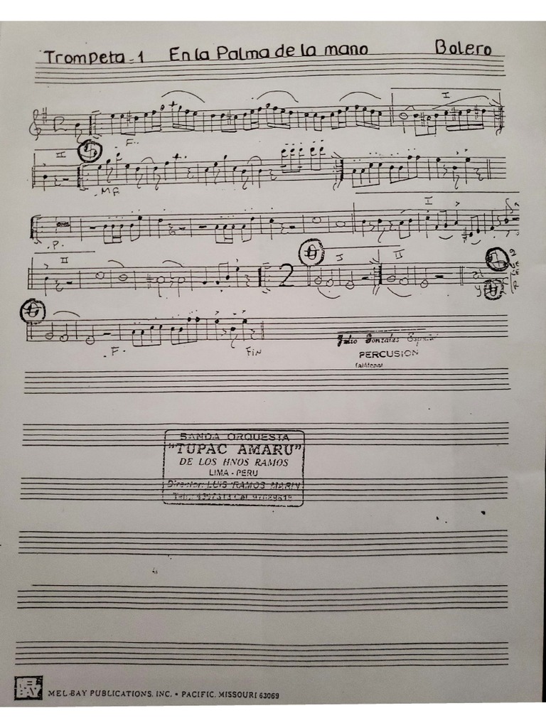 En La Palma de La Mano - Acomp | PDF