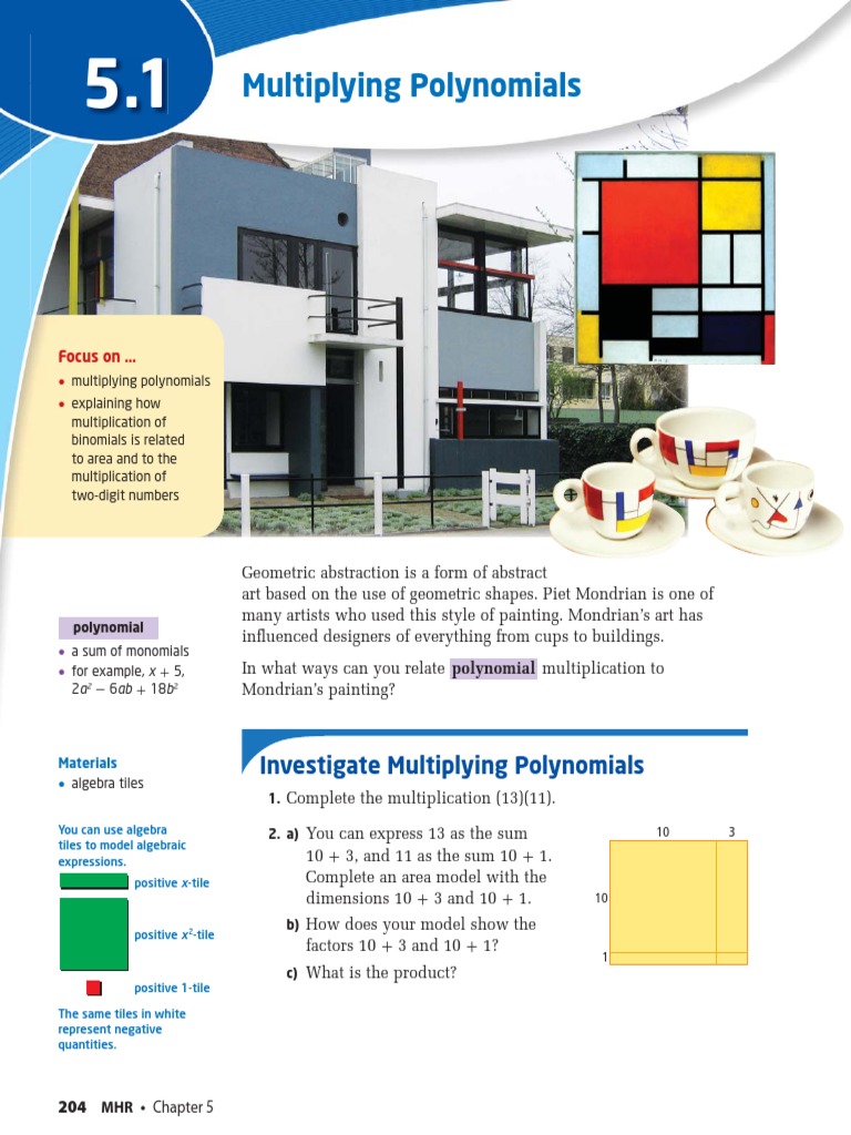 5 Polynomials | PDF | Teaching Methods & Materials