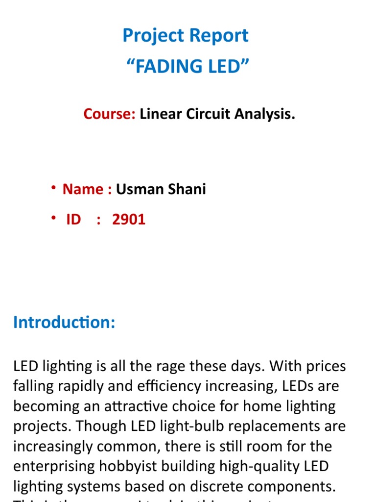 Fading Led | PDF