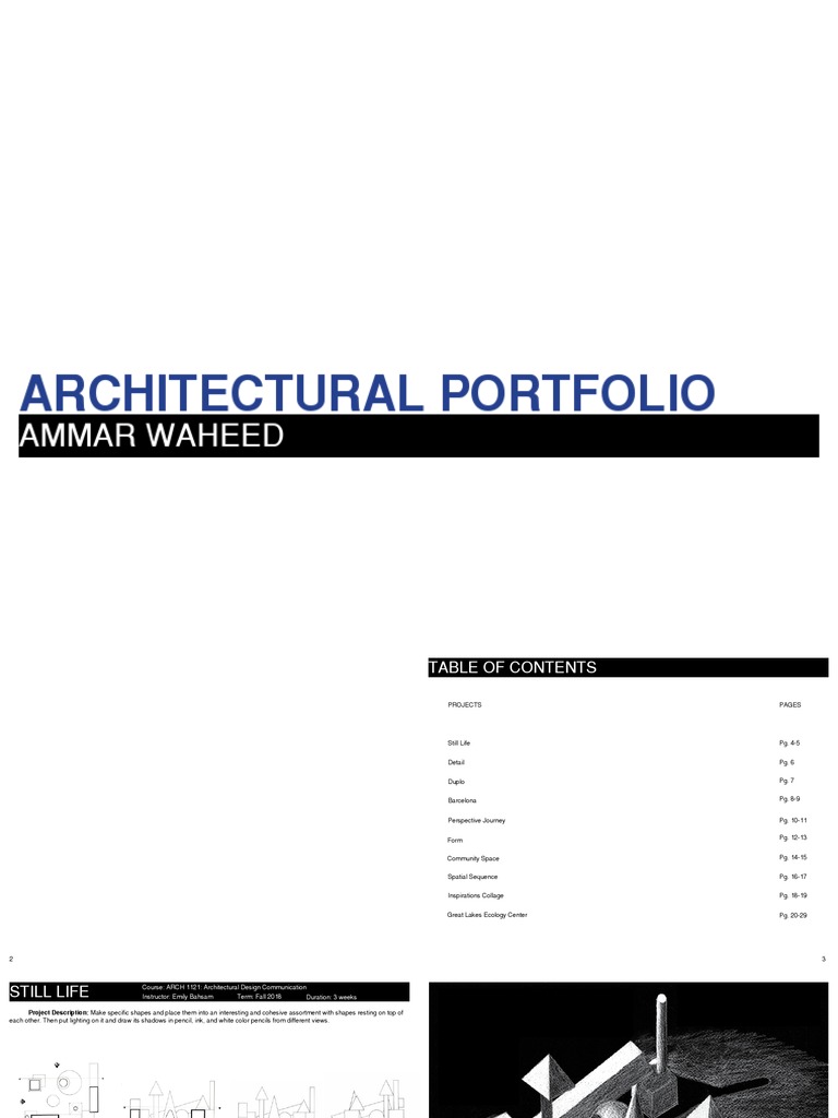 Waheed Ammar Portfolio | PDF