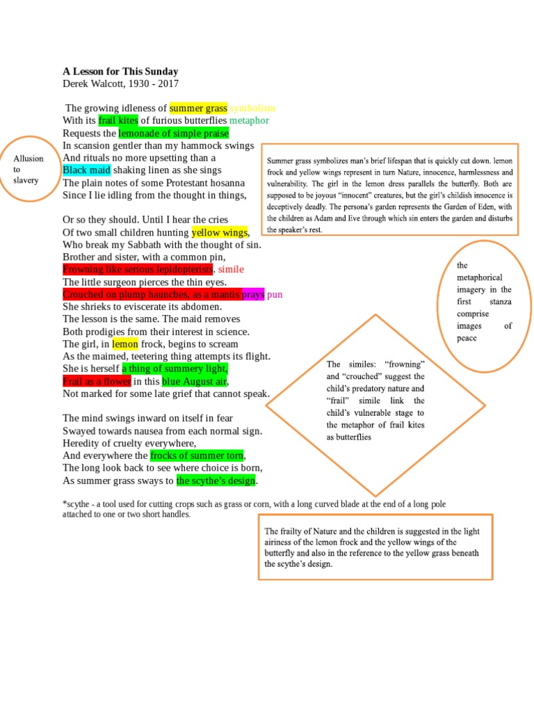 A Lesson For This Sunday | PDF