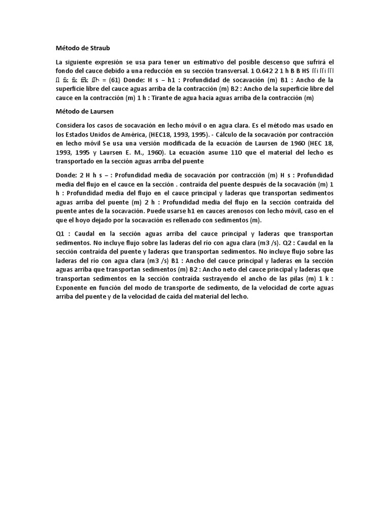 Método de Straub | PDF