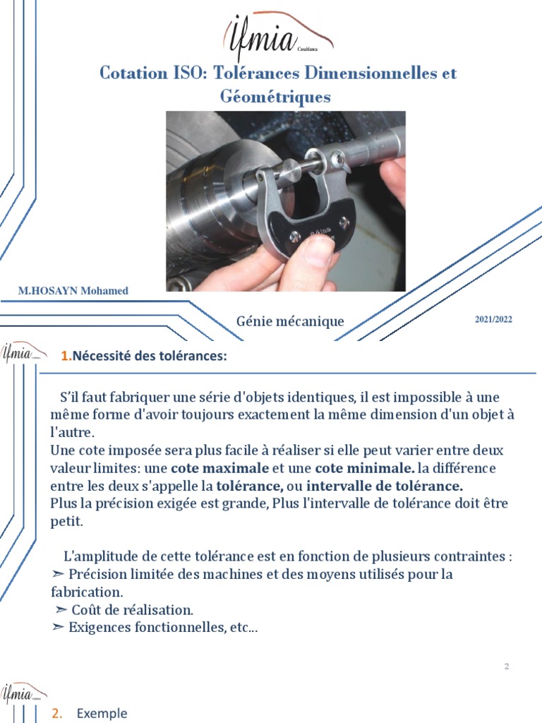 Cotation ISO | PDF
