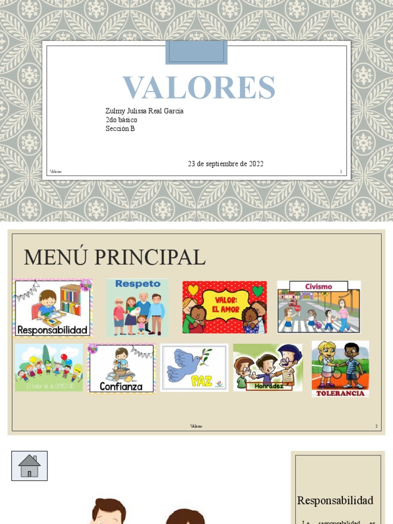 Valores | PDF | Tolerancia | Amor