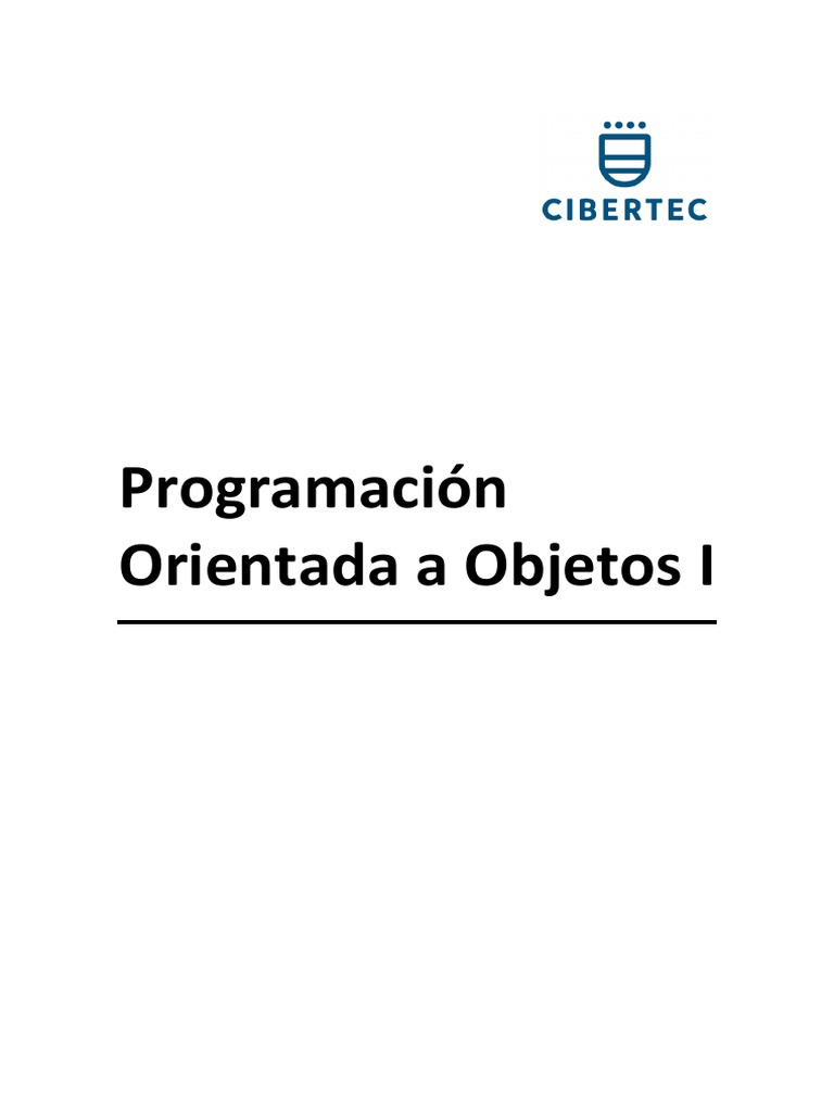 MN 2022 03 Programación Orientada A Objetos I (4689) | PDF