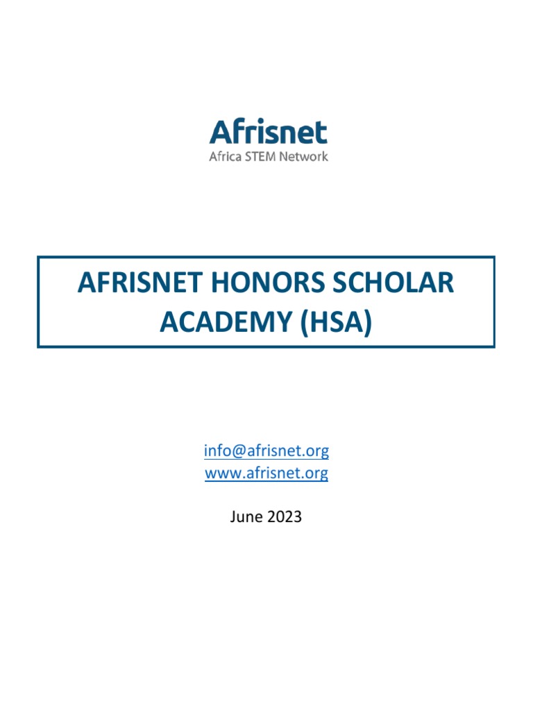 HSA-Program Document - June 2023 | PDF | Doctor Of Philosophy | Mentorship