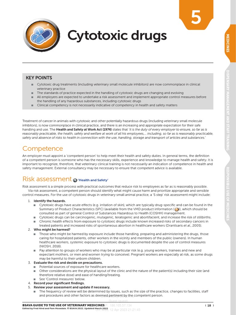 BSAVA Medicine Guide 2 9781905319862.5.18-20 | PDF | Chemotherapy ...