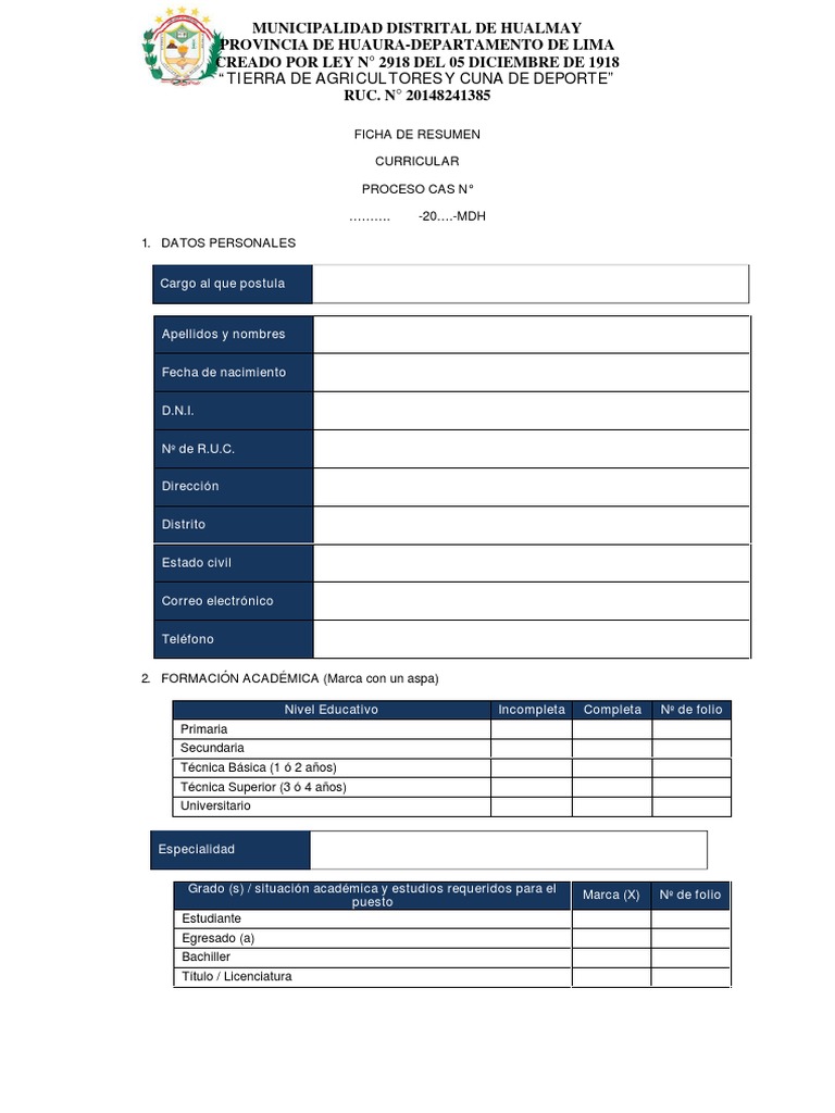 Formatos Cas 002 2023 | PDF