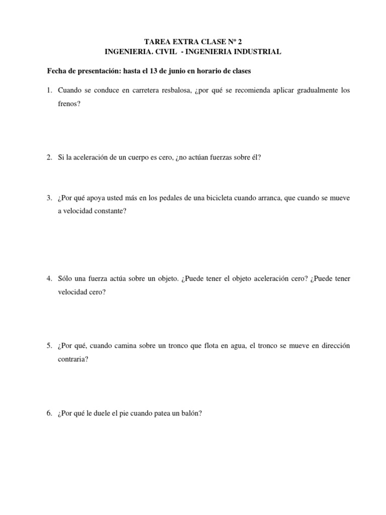 Tarea Extra Clase #2-2023 | PDF