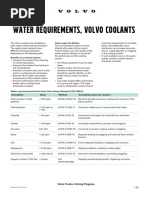 Volvo Coolant VCS: Technical Data | PDF | Thermodynamics | Materials