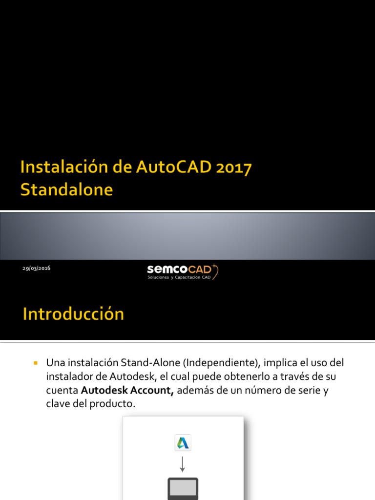 Guia de Instalación Autodesk 2017 - Standalone | PDF