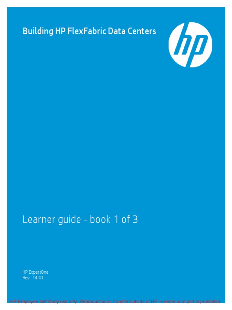 Building HP FlexFabric Data Centers, Rev 14.41 Student Guide Part1 | PDF | Computer Network ...