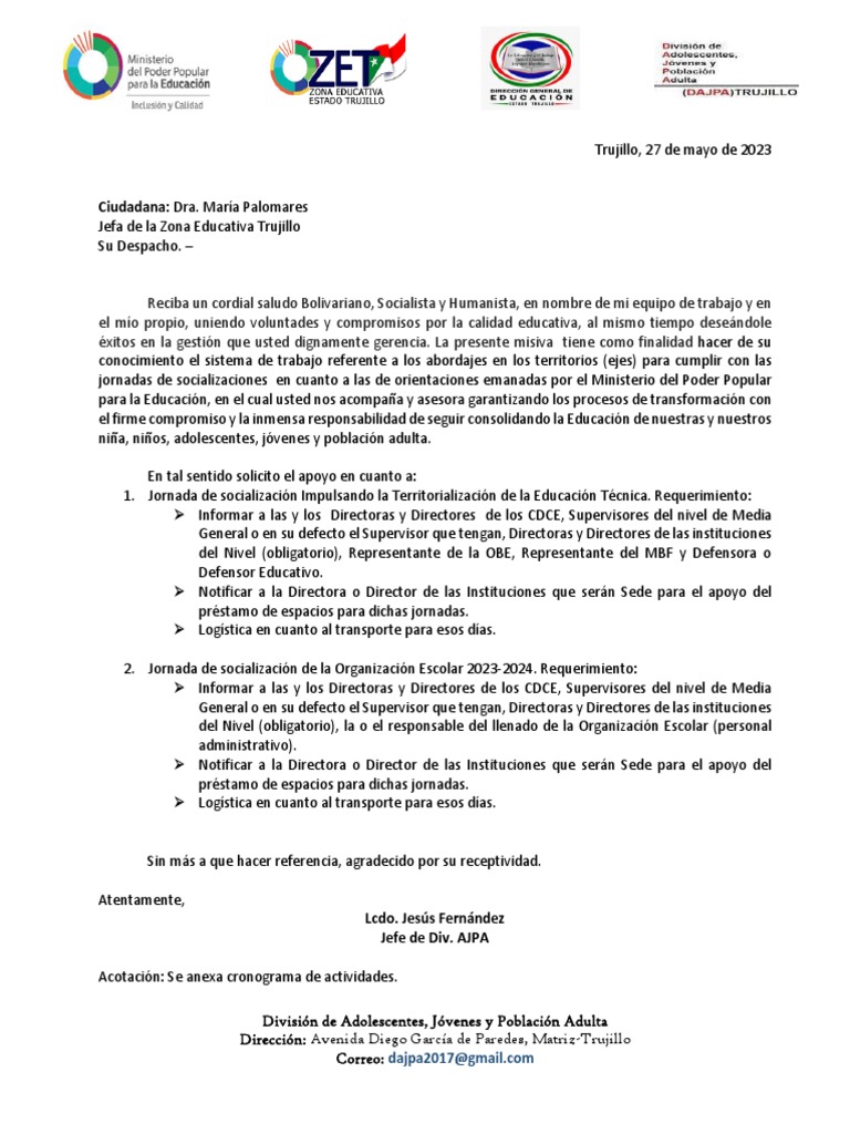 Oficio 26 Junio 2023 | PDF