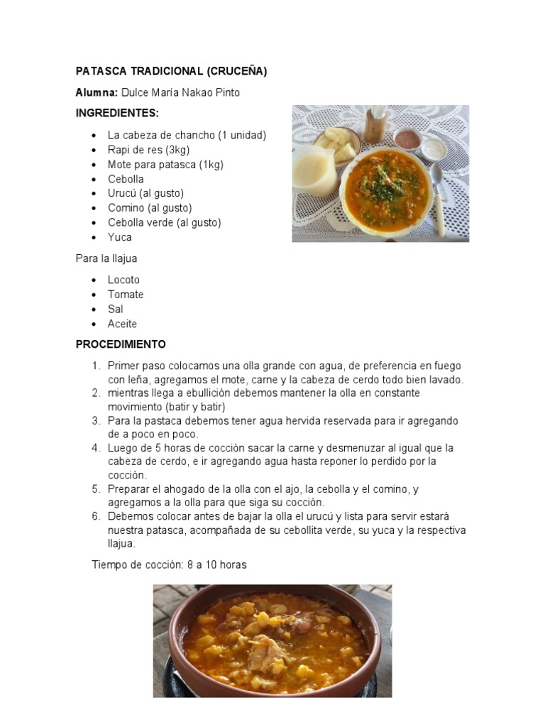 Patasca Tradicional | PDF