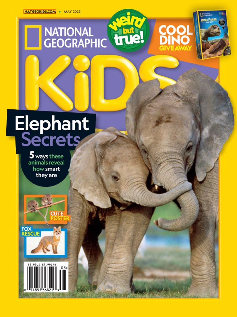 05-23 National Geographic Kids USA | PDF | Elephant | Planets