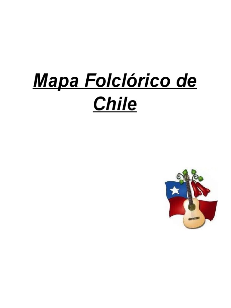 Mapa Folclórico de Chile | PDF | Chile | Carnaval
