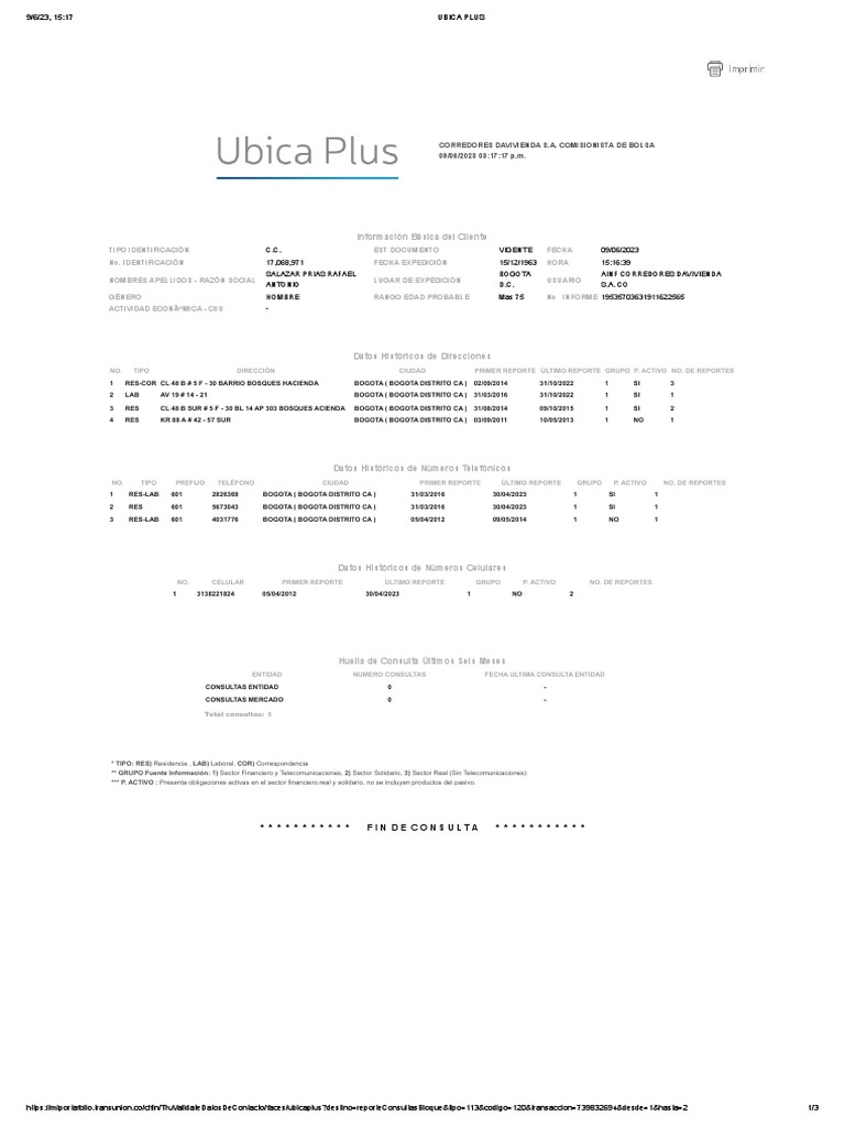 Ubica Plus | PDF