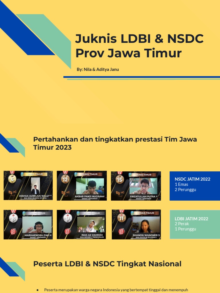 Petunjuk Umum LDBI _ NSDC 2023 | PDF